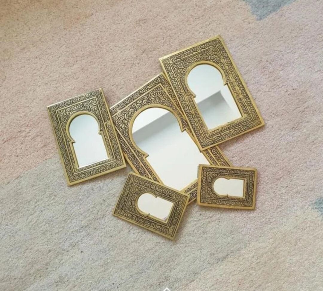 Small Arch Mirror Antique Mirror Small Brass Mirrors - Etsy