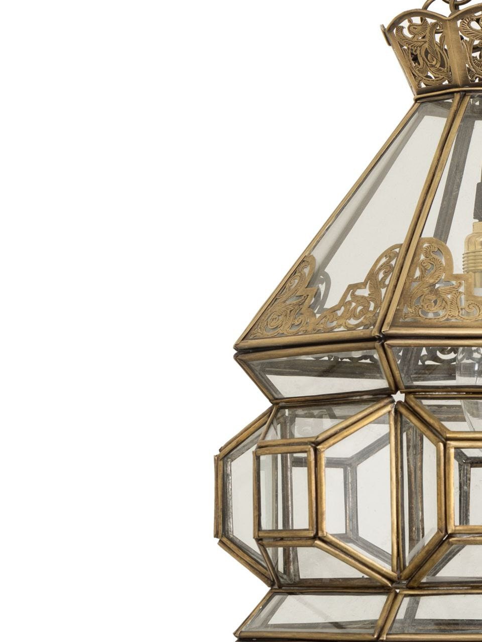 Glass Light Pendant Lighting Fixture Diamond Classic Clear - Etsy