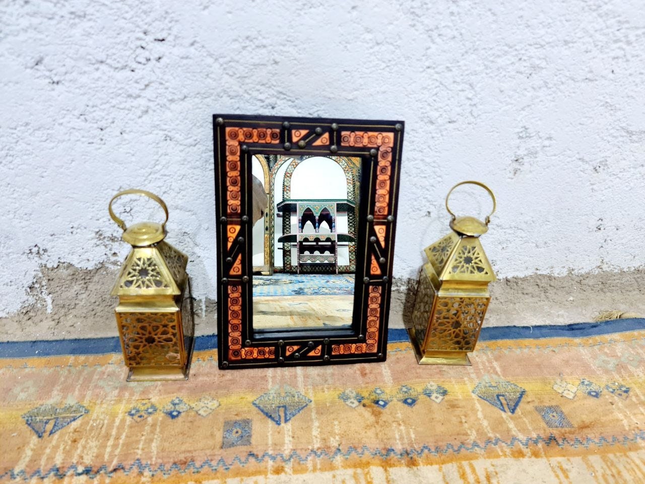 Moroccan Bone Mirror Wall Bone Mirrors Antique Mirror - Etsy