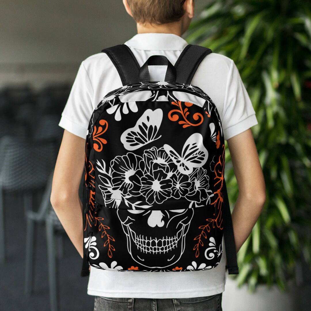 Skeleton Backpack Back to School Chic Laptop and Books - Etsy