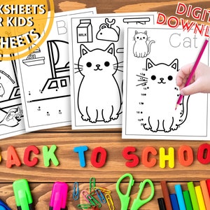 Printable Coloring Worksheets for Kids| Coloring Activity| Tracing ...