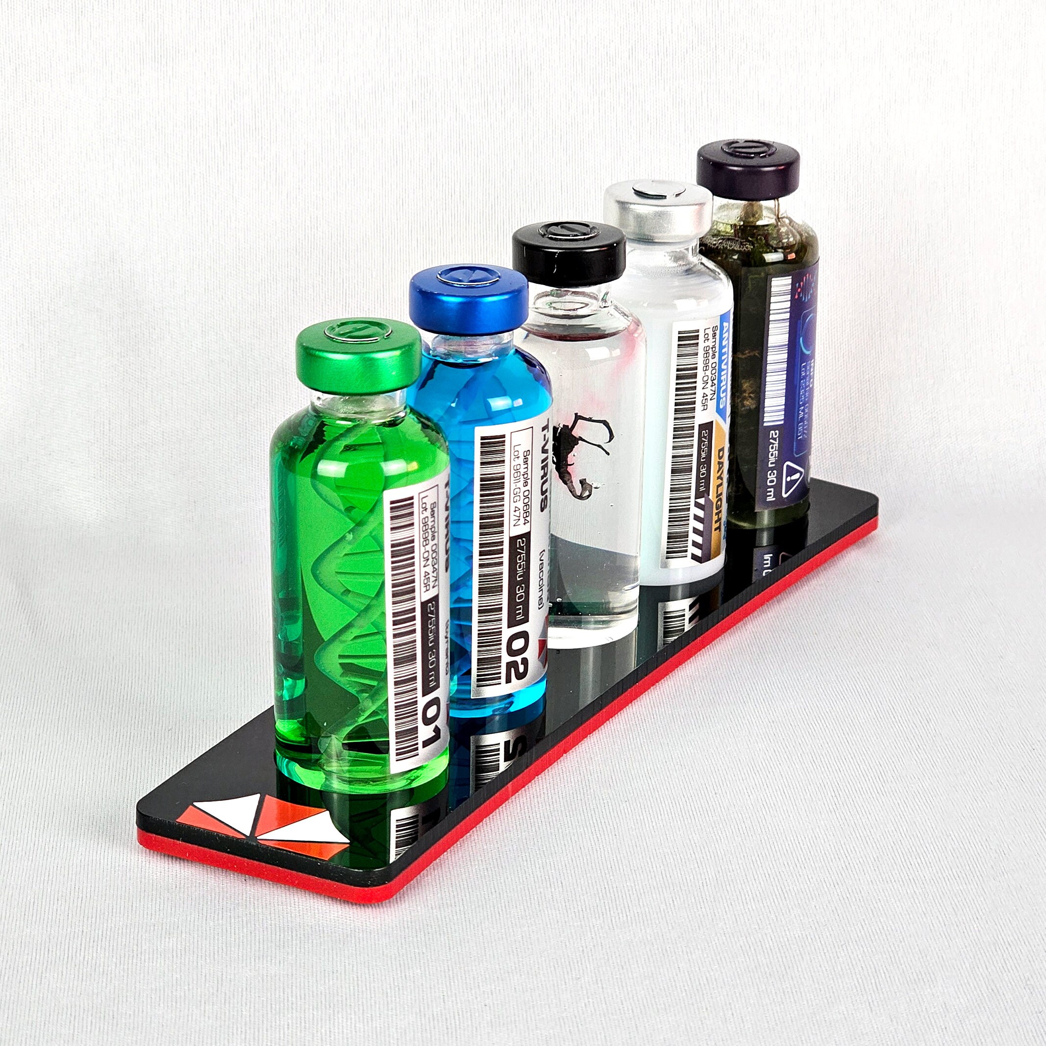 Resident Evil Virus Black/red Base With 5 Vials Included KIT Collection ...