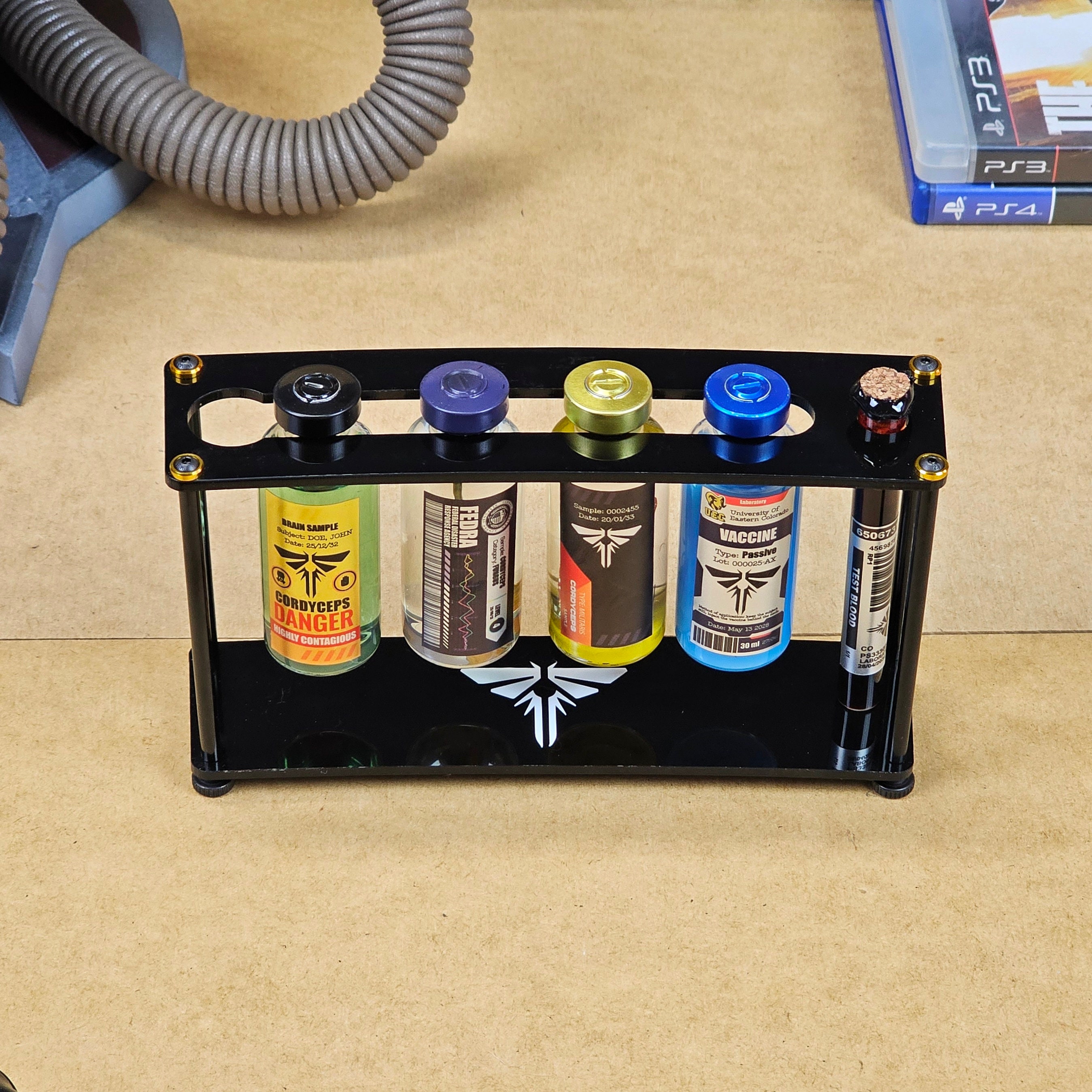 The Last of Us Virus Rack With 4 Vials and 1 Test Tube Included KIT ...