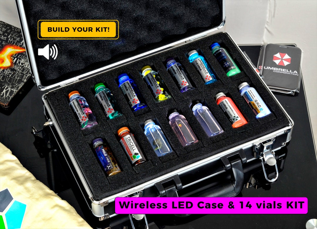 Resident Evil Virus Wireless Briefcase With LED Lights, Speaker and 14 ...