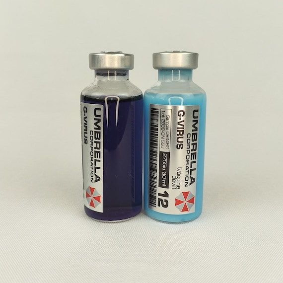 Resident Evil Pack Two Vials g-virus & Antivirus Devil - Etsy