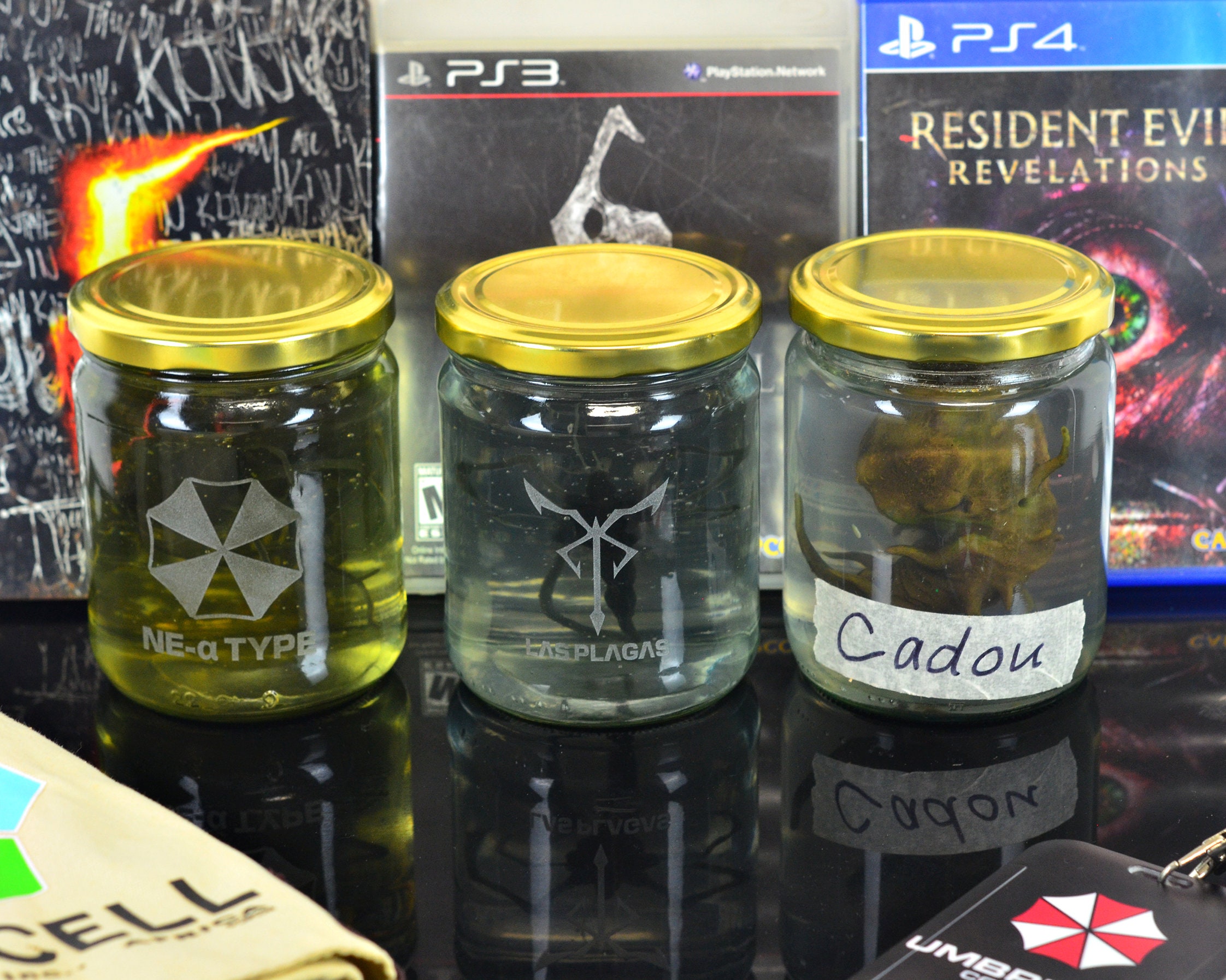 Resident Evil Jars 3-pack Nemesis Las Plagas Cadou KIT Collection - Etsy