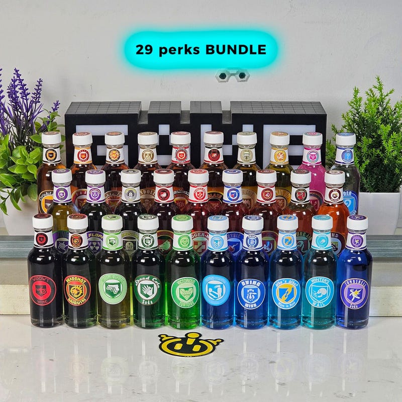 Zombie Perk Bottles - Etsy