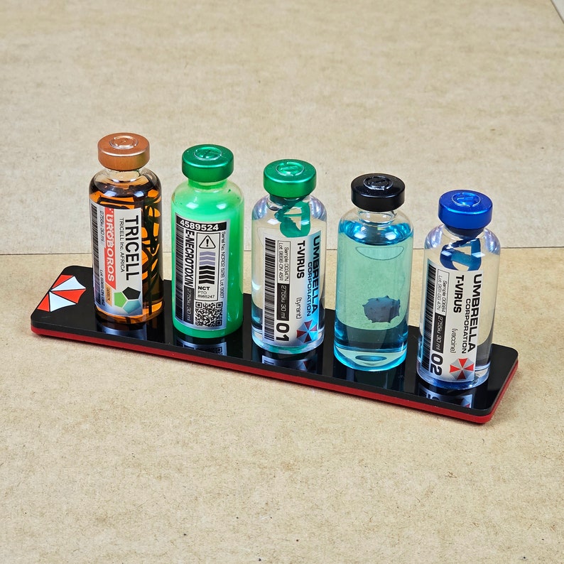 Resident Evil Virus Black/red Base With 5 Vials Included - KIT ...