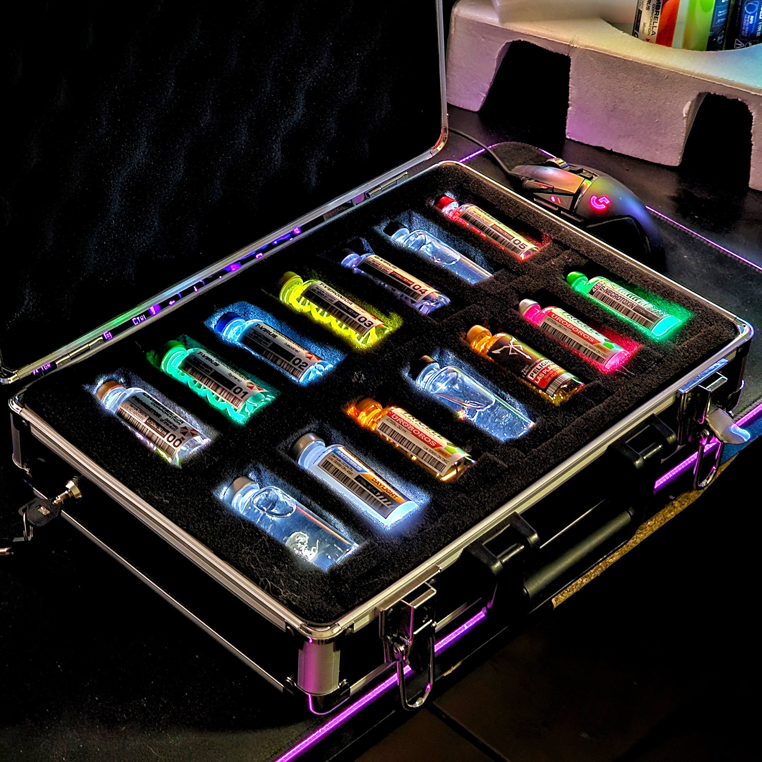 Resident Evil Virus Wireless Briefcase With LED Lights, Speaker and 14 ...
