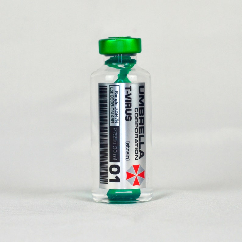 Resident Evil Vial T Virus DNA Color Version Prop - Etsy