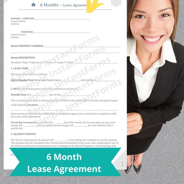 Rental Agreement Month to Month - Etsy
