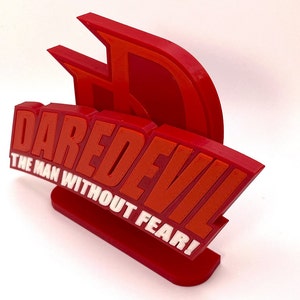 Daredevil 3D Printed Freestanding Logo - Etsy
