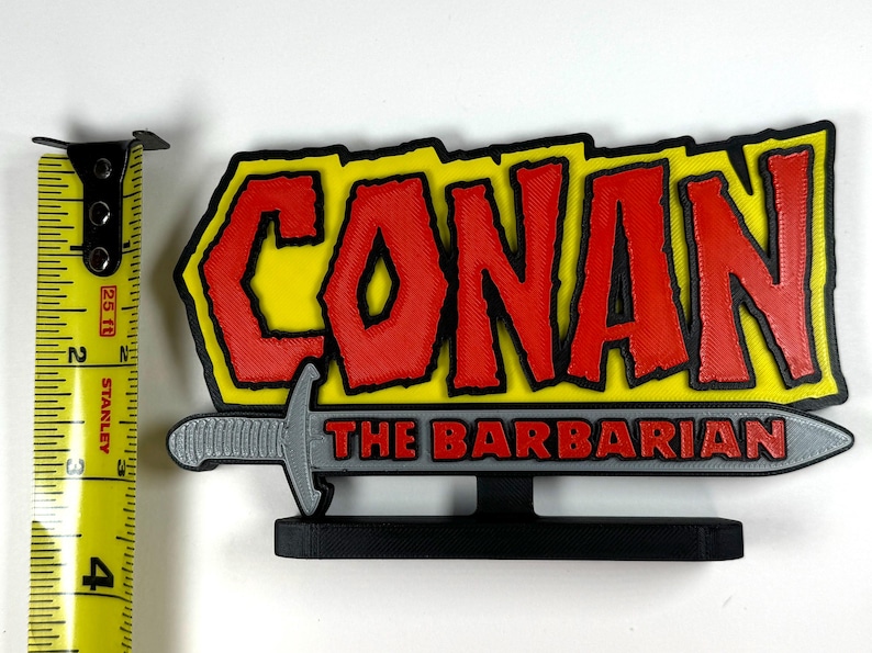 Conan the Barbarian 3D Printed Logo - Etsy