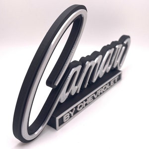 Vintage 1969 Camaro 3D Printed Freestanding Logo - Etsy