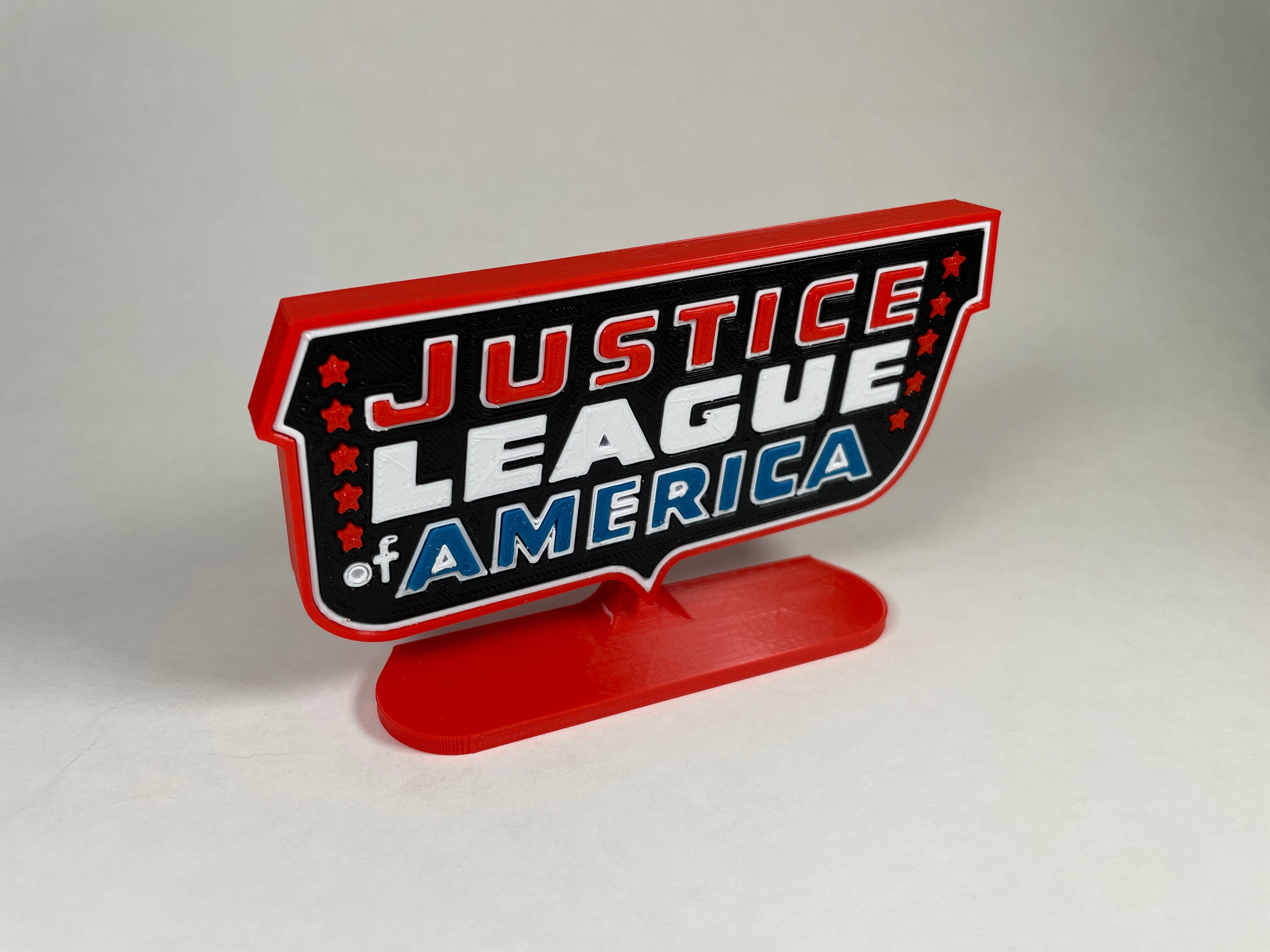 Vintage Justice League of America Freestanding Logo - Etsy