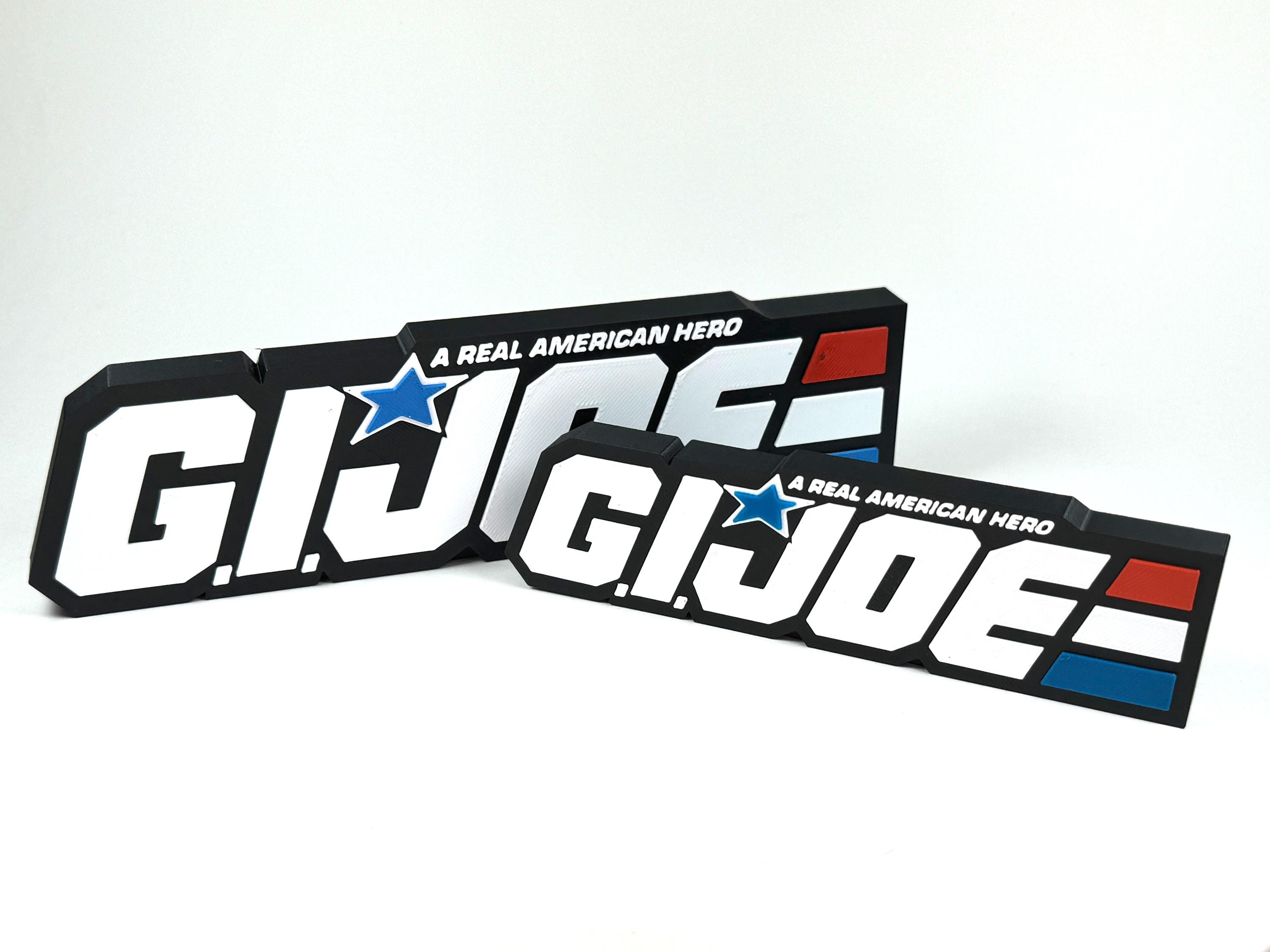 G.I. Joe 3D Printed Freestanding Logo - Etsy