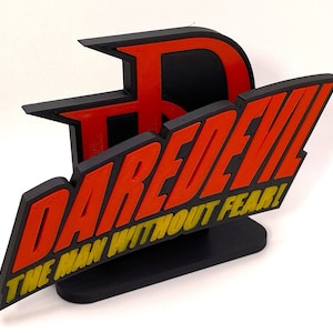 Daredevil 3D Printed Freestanding Logo - Etsy