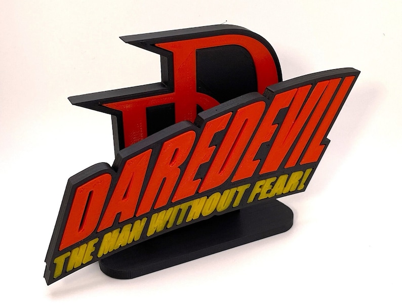 Daredevil 3D Printed Freestanding Logo - Etsy