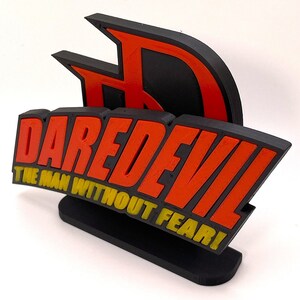 Daredevil 3D Printed Freestanding Logo - Etsy
