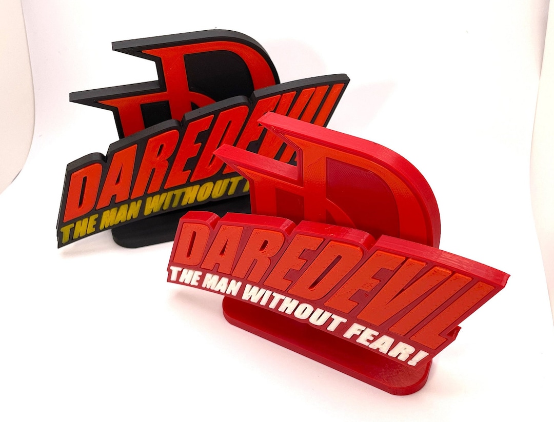 Daredevil 3D Printed Freestanding Logo - Etsy