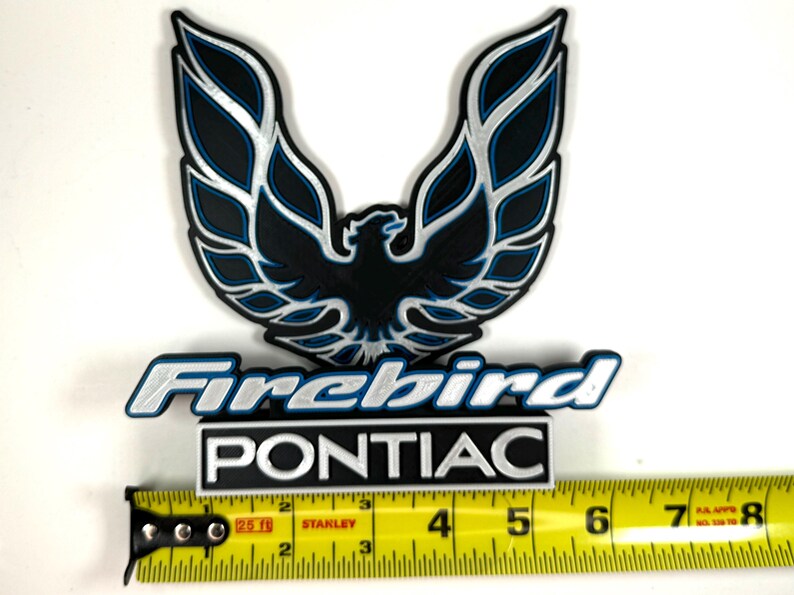 1977 Pontiac Firebird 3D Printed Freestanding Logo - Etsy