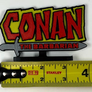 Conan the Barbarian 3D Printed Logo - Etsy