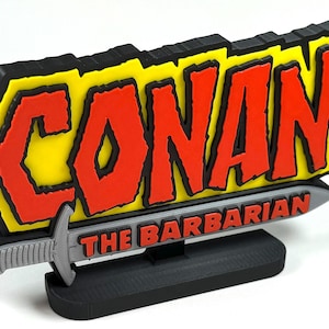 Conan the Barbarian 3D Printed Logo - Etsy