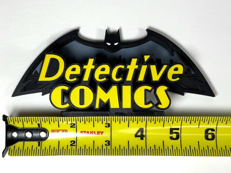 Detective Comics / Gotham City 3D Printed Freestanding Logos - Etsy