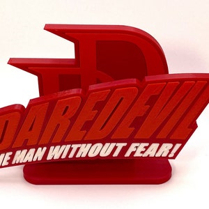 Daredevil 3D Printed Freestanding Logo - Etsy