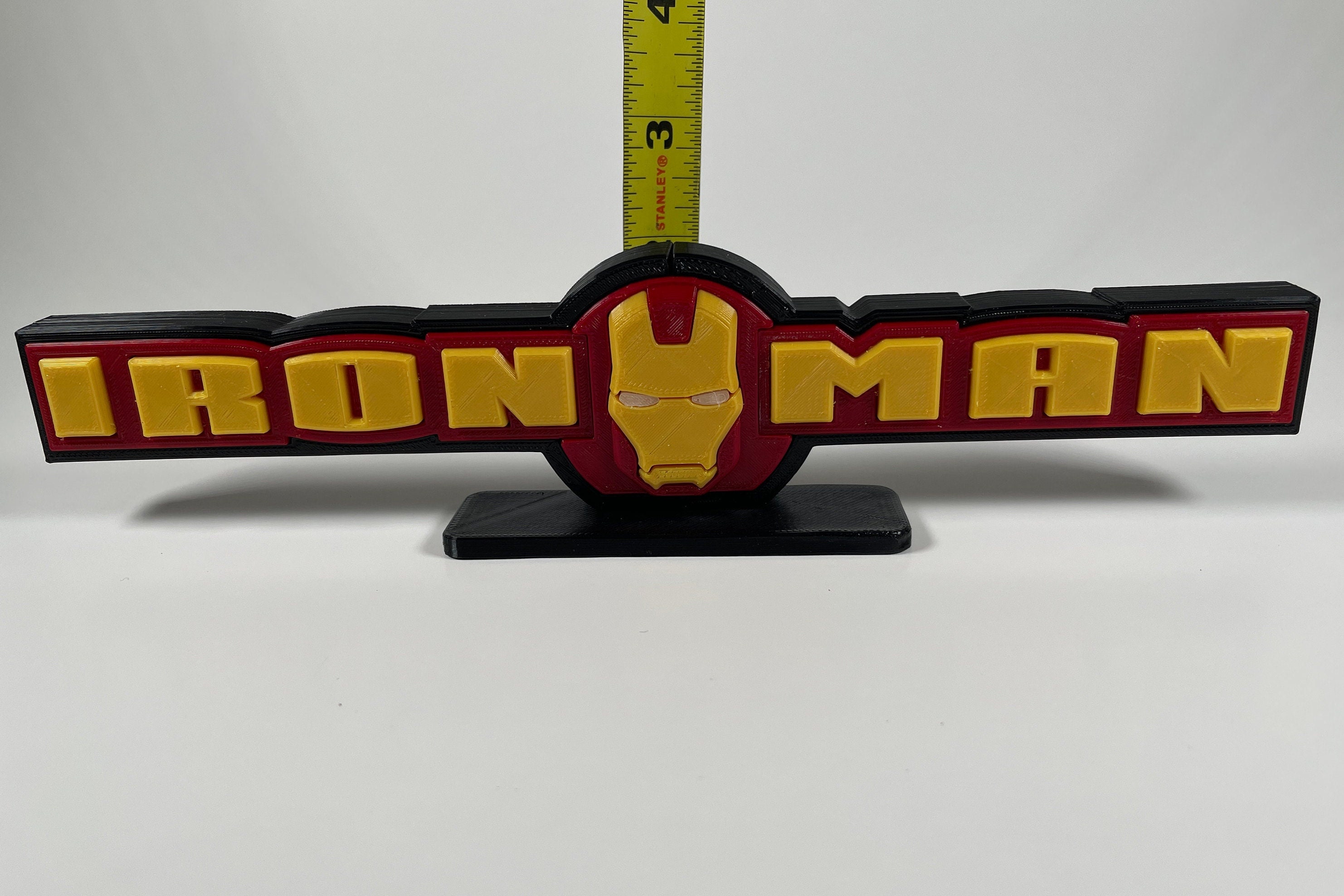 Iron Man Freestanding Logo - Etsy