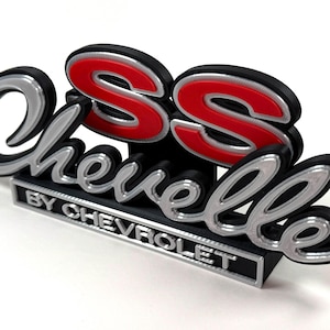 Vintage 1969 Chevelle SS 3D Printed Freestanding Logo - Etsy