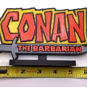 Conan the Barbarian 3D Printed Logo - Etsy