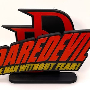 Daredevil 3D Printed Freestanding Logo - Etsy