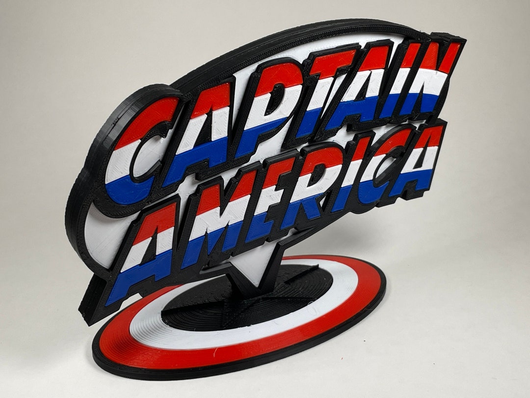 Classic Captain America Logo - Etsy