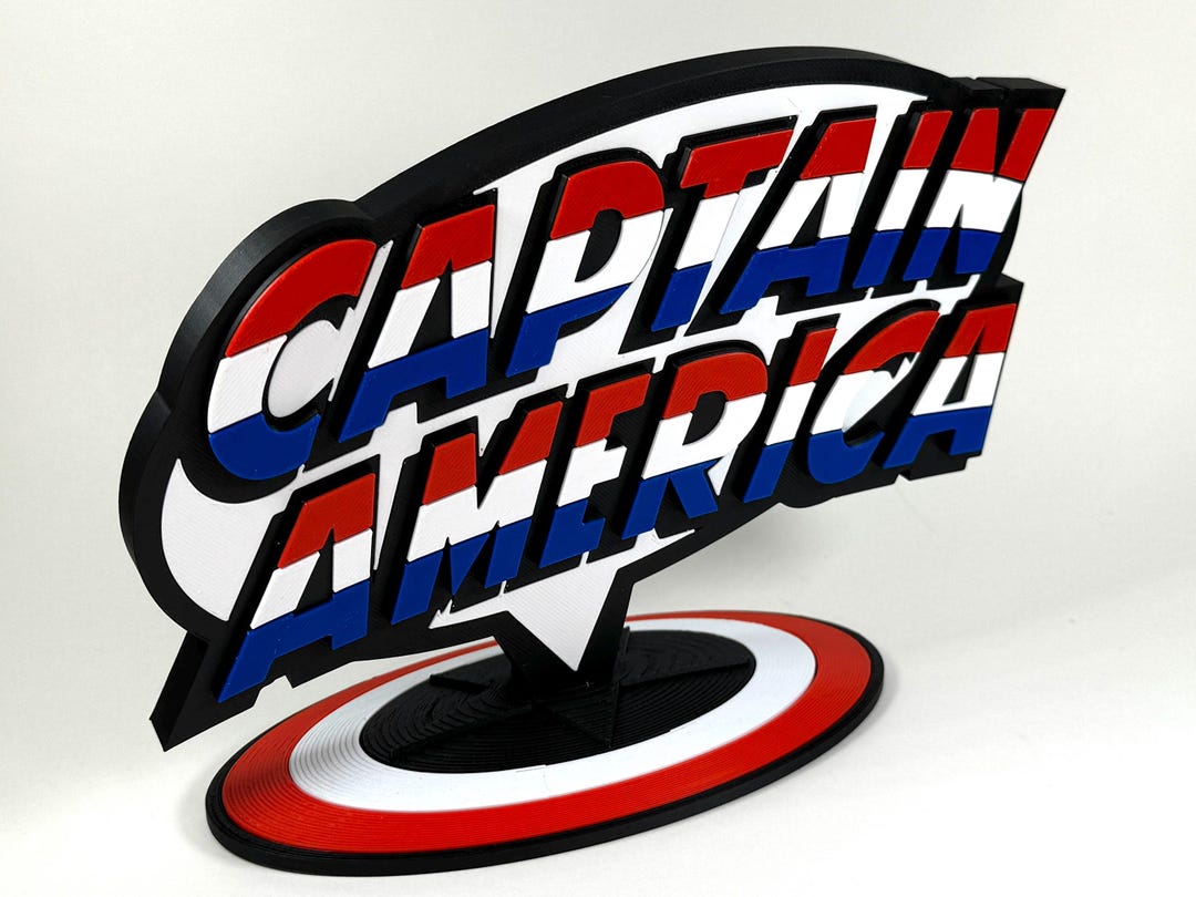 Classic Captain America Logo - Etsy