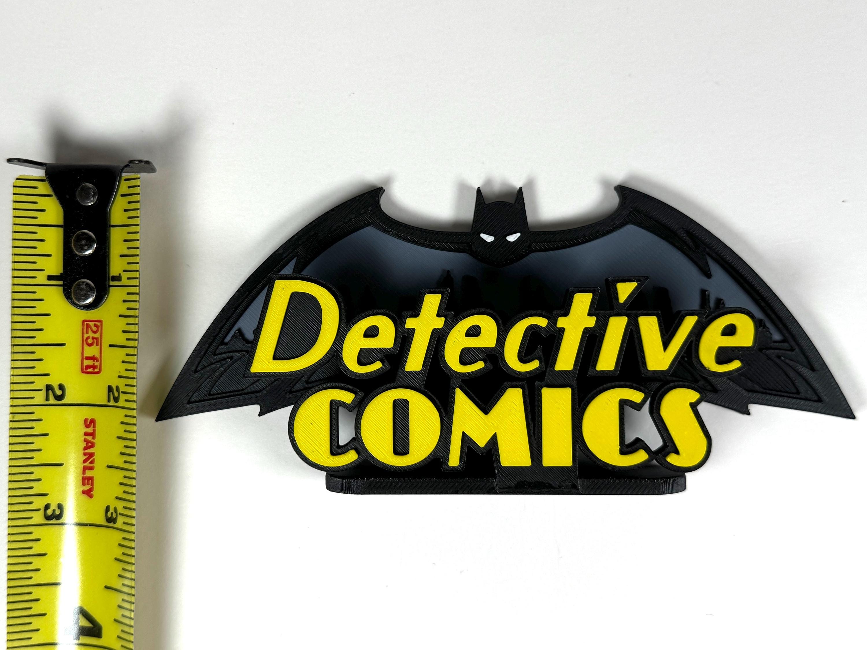 Detective Comics / Gotham City 3D Printed Freestanding Logos - Etsy