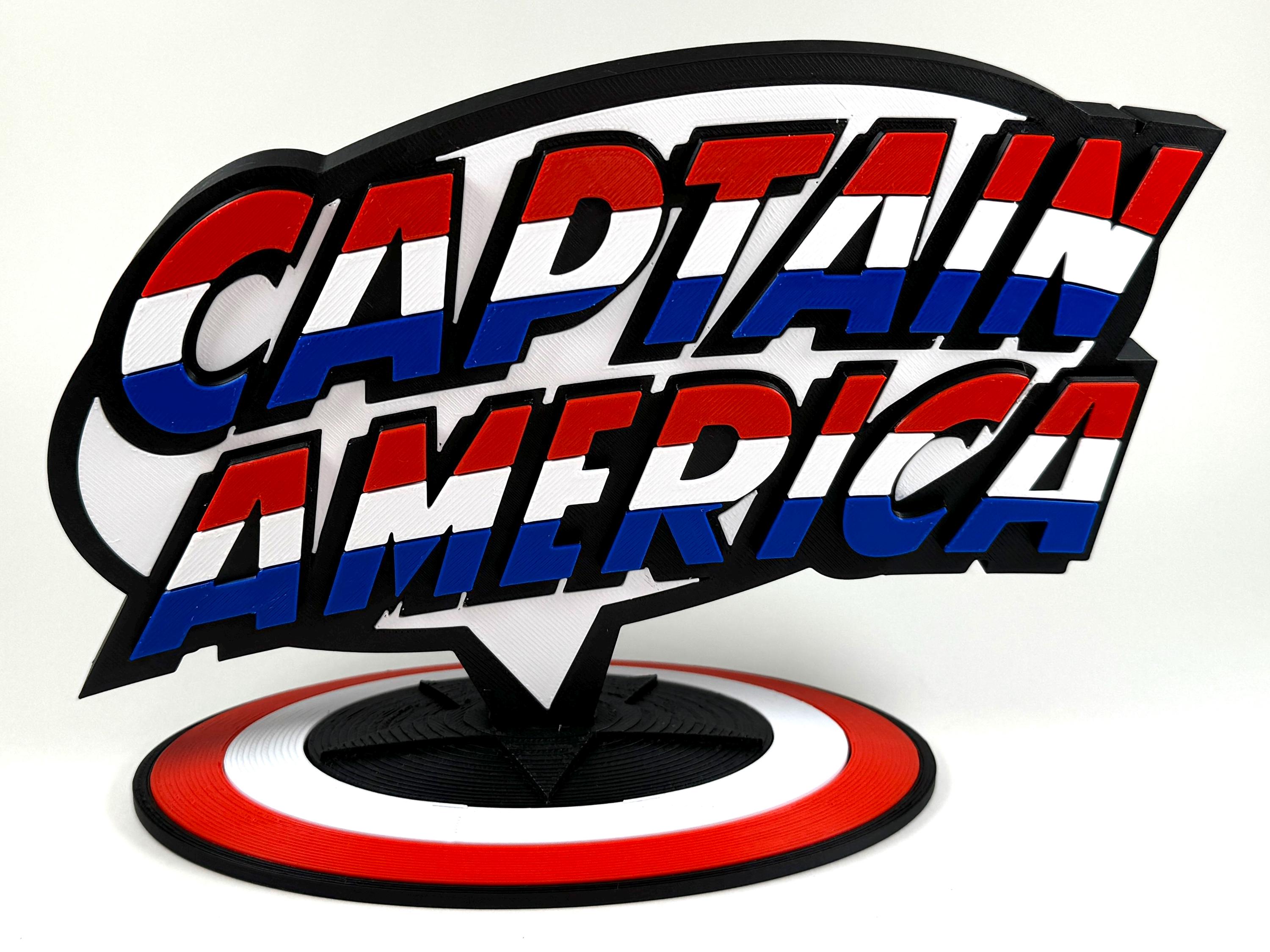 Classic Captain America Logo - Etsy