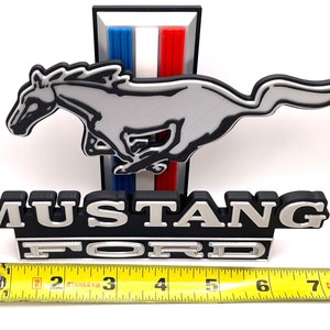 Vintage 1965 Ford Mustang 3D Printed Freestanding Logo - Etsy