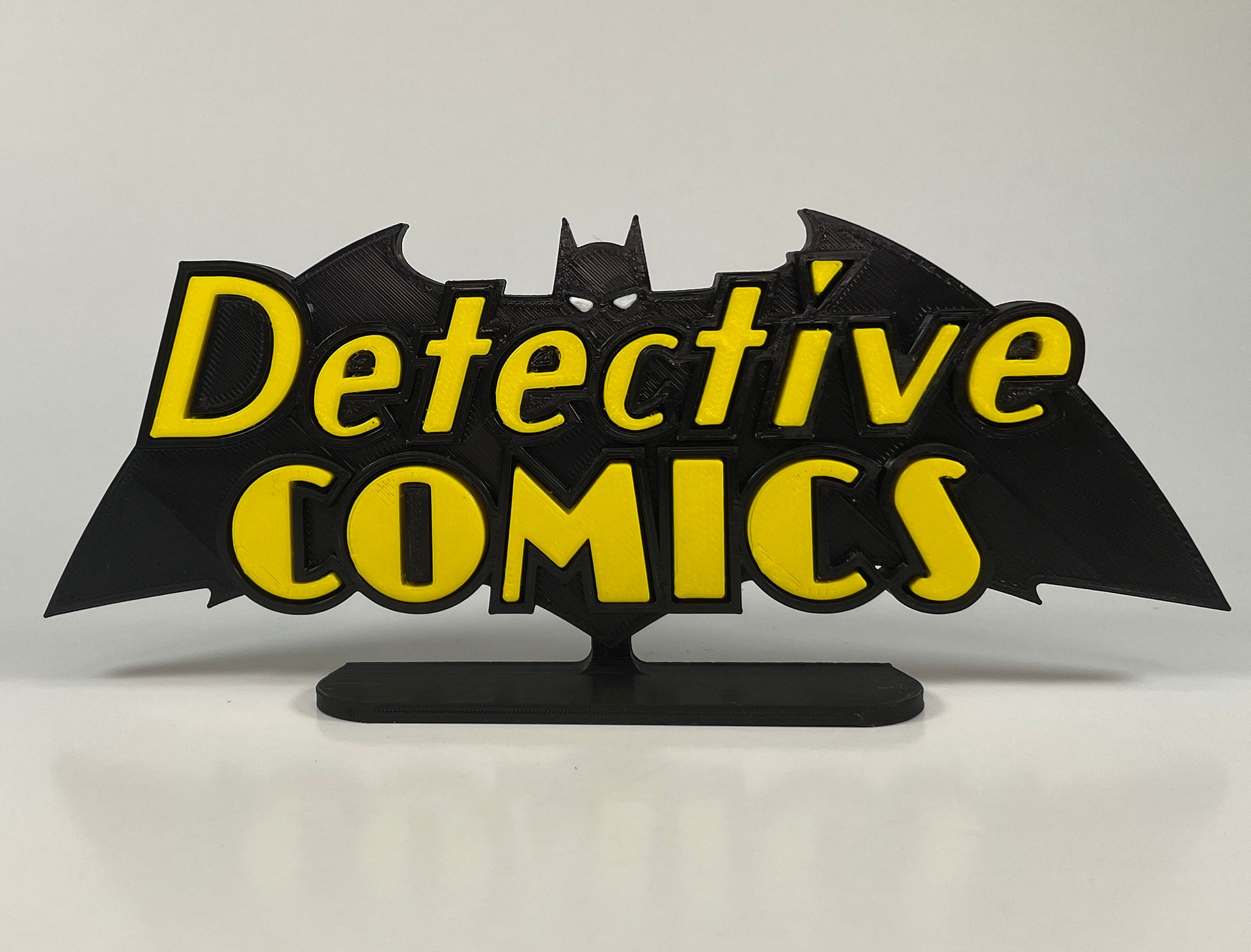 Detective Comics 3D Printed Freestanding Logos - Etsy