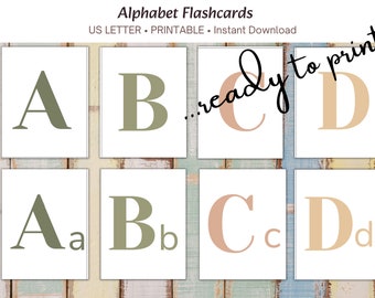 Alphabet and Number Flashcards, Toddler Flashcards, ABC Flashcards ...