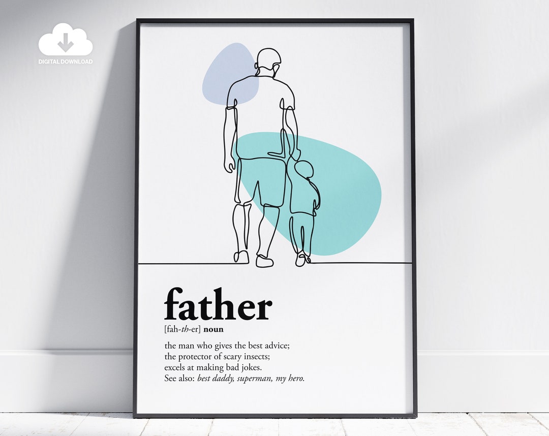 FATHER'S DAY Poster Download. Printable Father's Day Gift. Father's Day ...