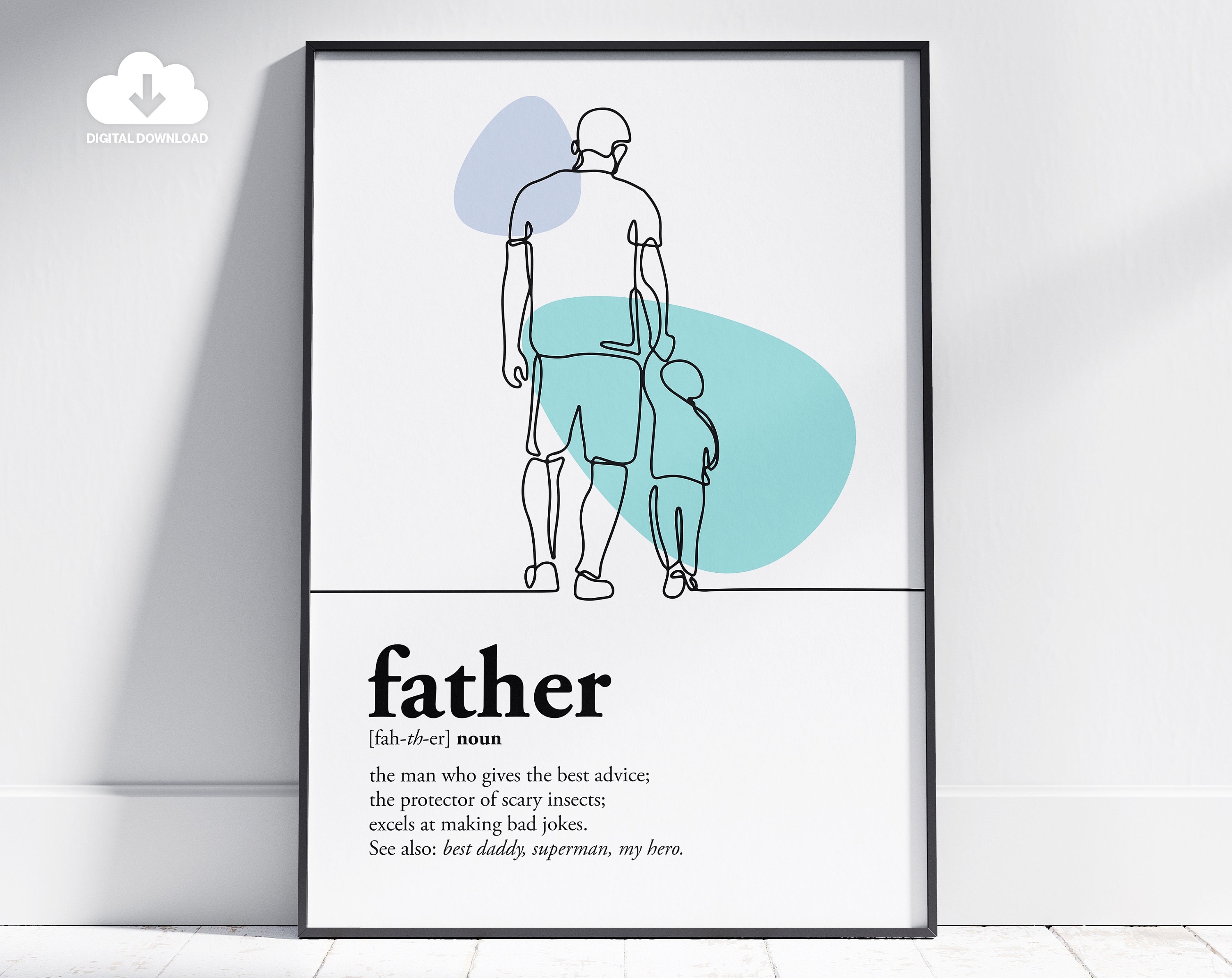 FATHER'S DAY Poster Download. Printable Father's Day - Etsy