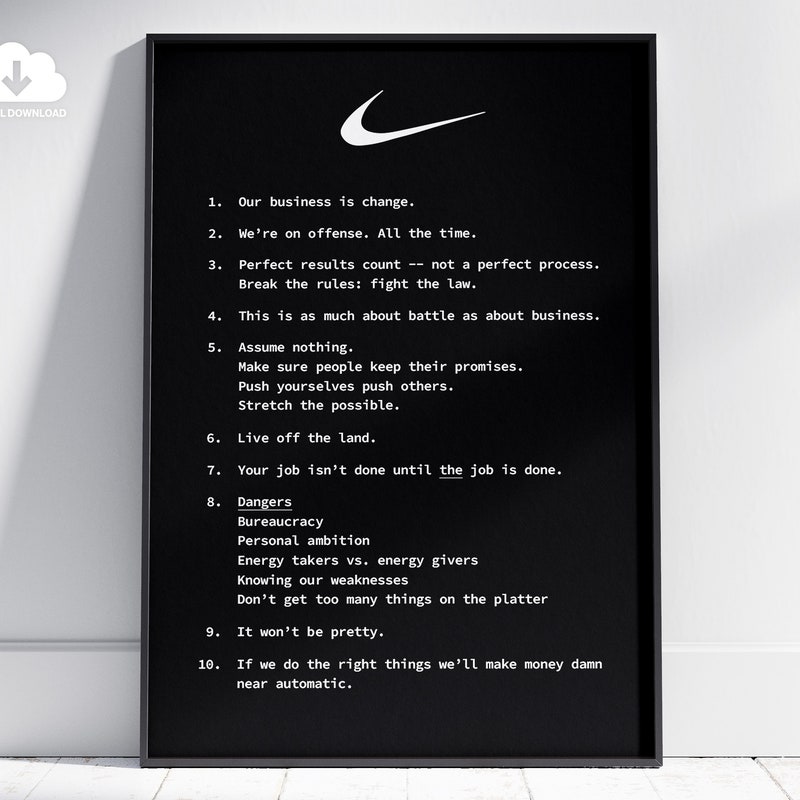 Nike Poster - Etsy UK