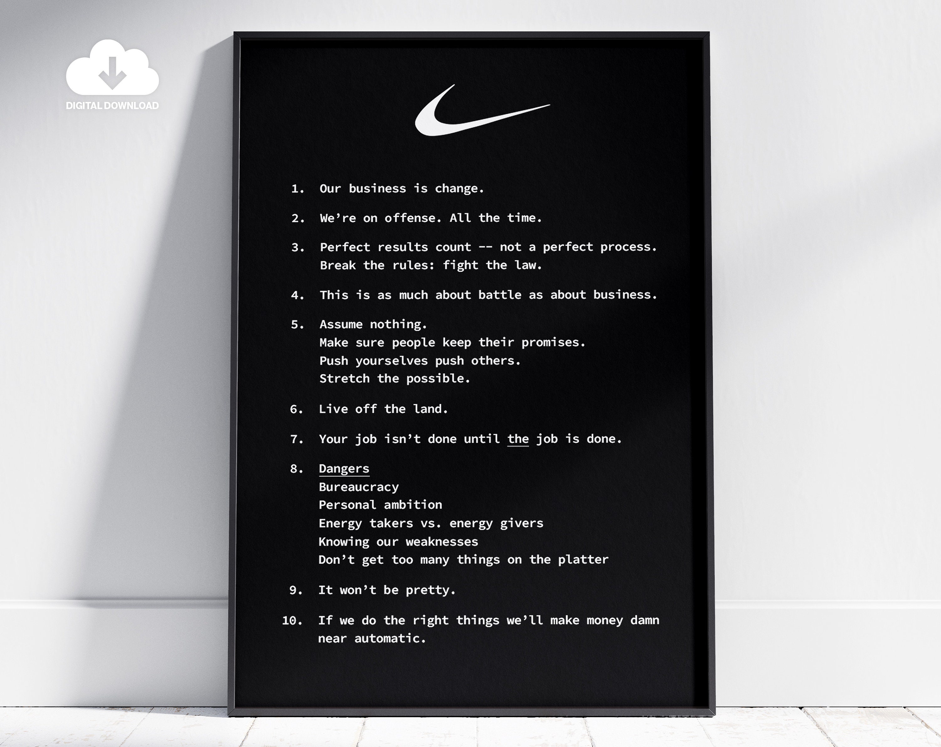 Nike Rules Poster Sale | emergencydentistry.com