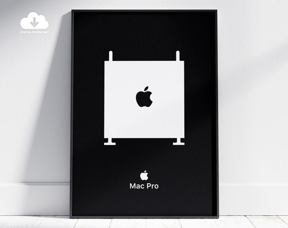 Apple Mac Pro Poster. APPLE Poster. Iconic Apple Mac Pro Wall - Etsy