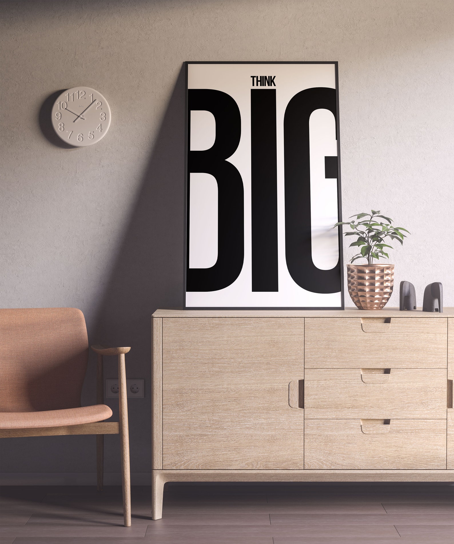 THINK BIG Poster. Printable Motivational Poster. Gift Idea - Etsy