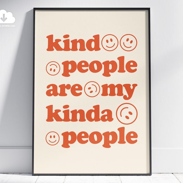 Be Kind Poster - Etsy