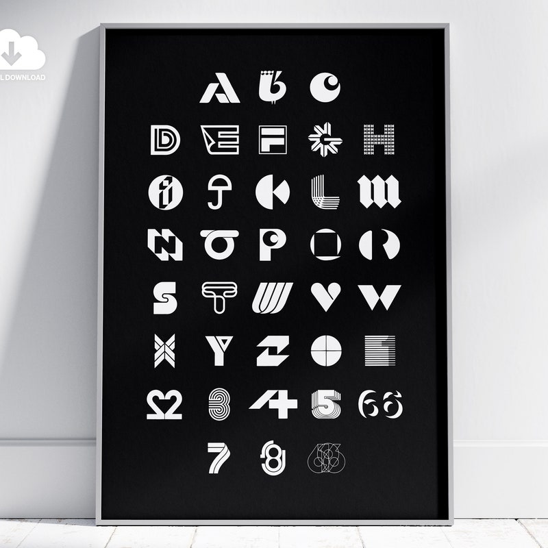 Typography Poster - Etsy UK