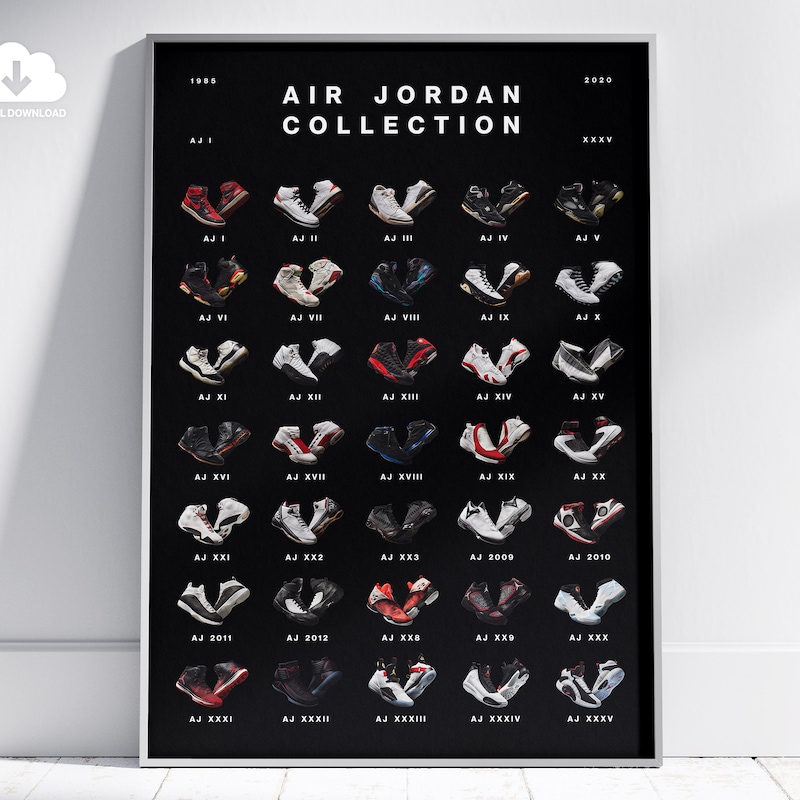 Air Jordan Art - Etsy