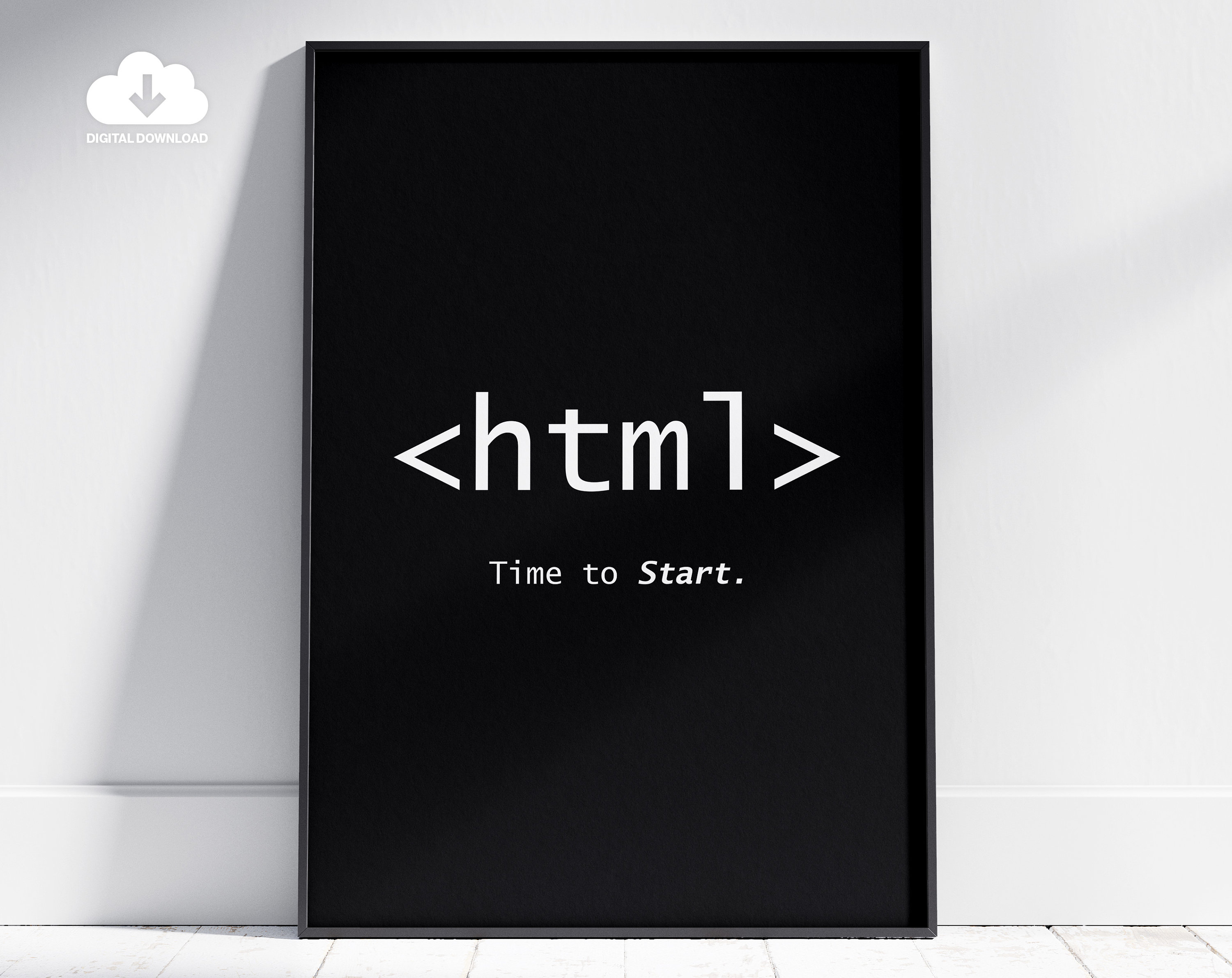 HTML Poster. Computer Room Decor. Coding Posters. Programmer - Etsy